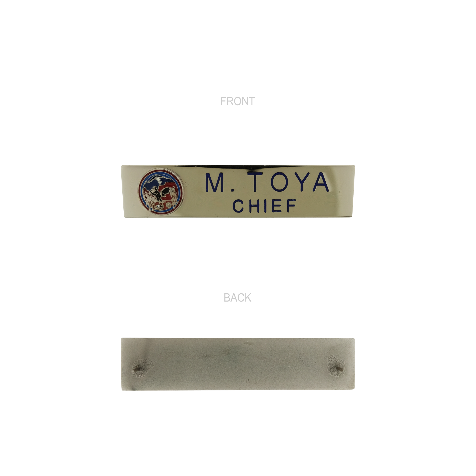 New Mexico Police Department Nameplate – Suarez Arts