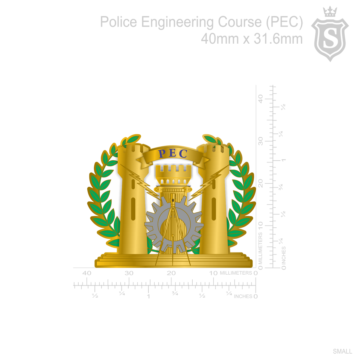 Police Engineerig Course (PEC) Pin - PNP – Suarez Arts