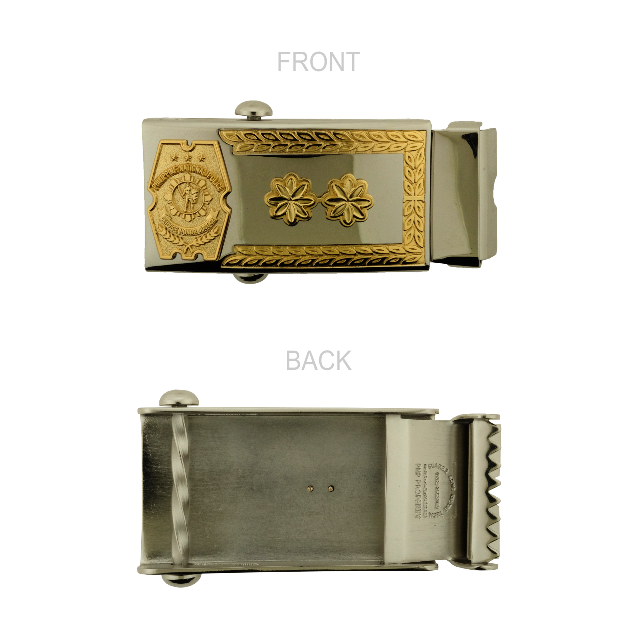Police Lieutenant Colonel (PLTCOL) Buckle 2 Sampaguita – Suarez Arts