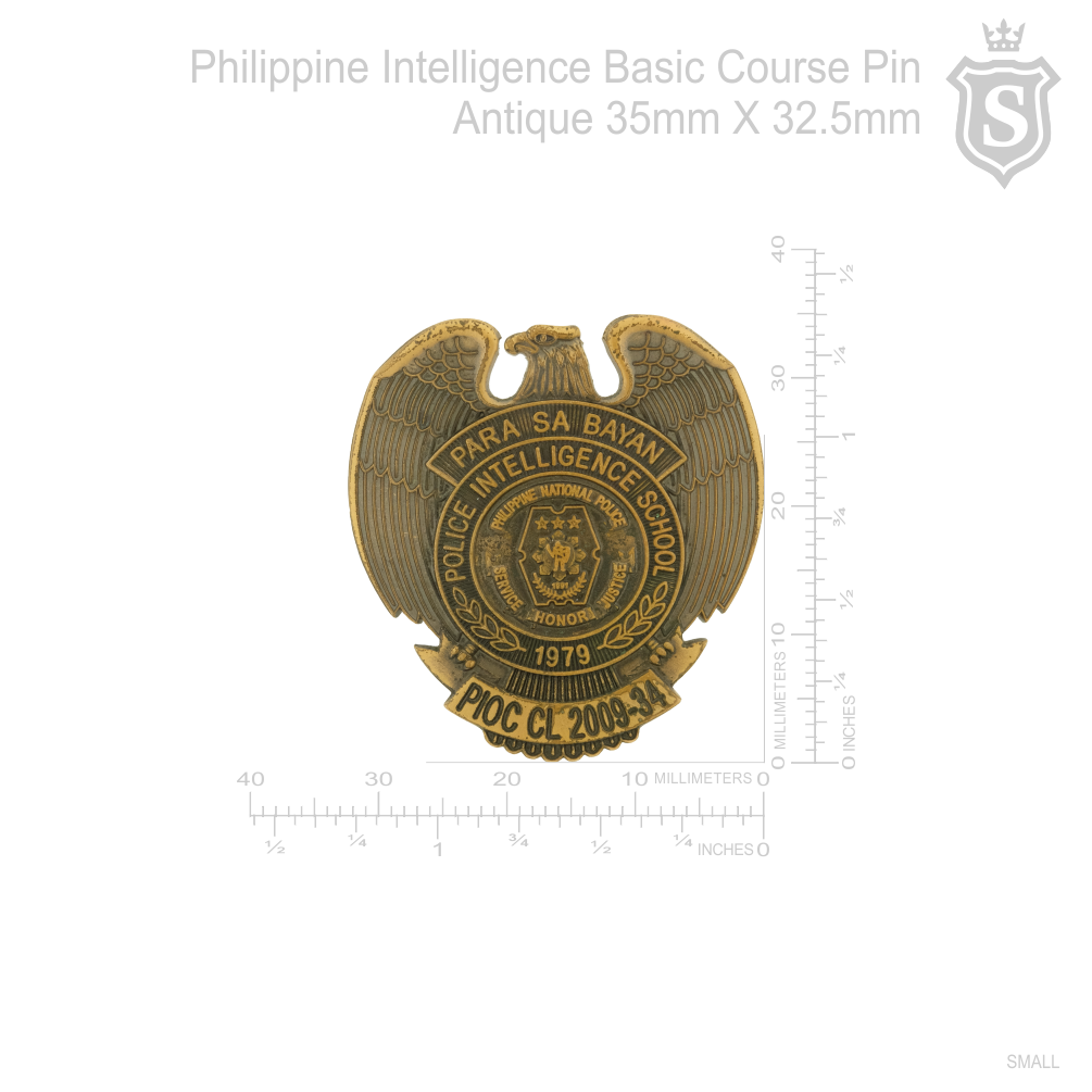 Intelligence Basic Course (IBC) Pin – Suarez Arts