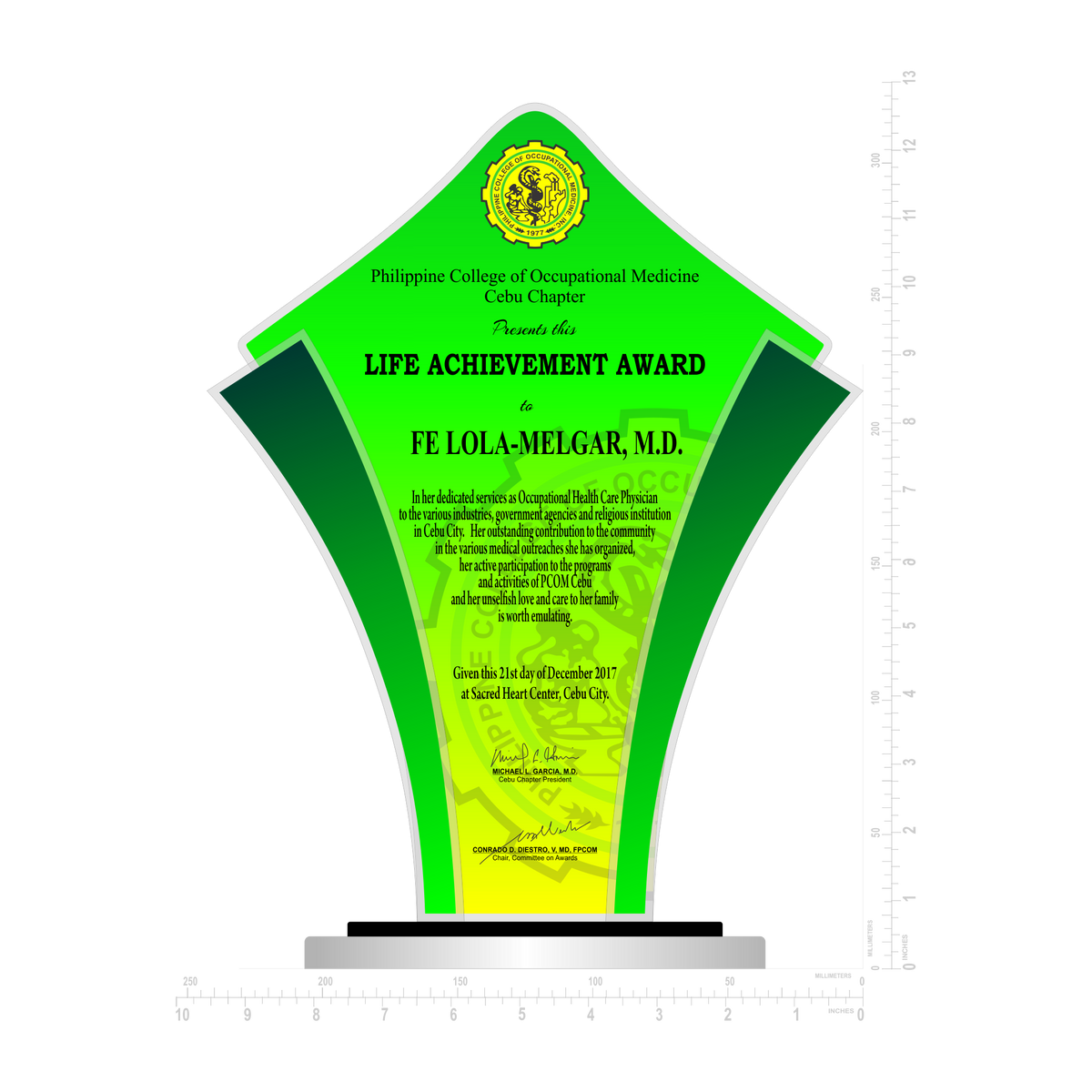 Generic Acrylic Plaque Double Body – Suarez Arts