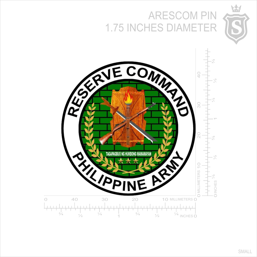 Philippine Army Reserve Command Pin 2022 – Suarez Arts