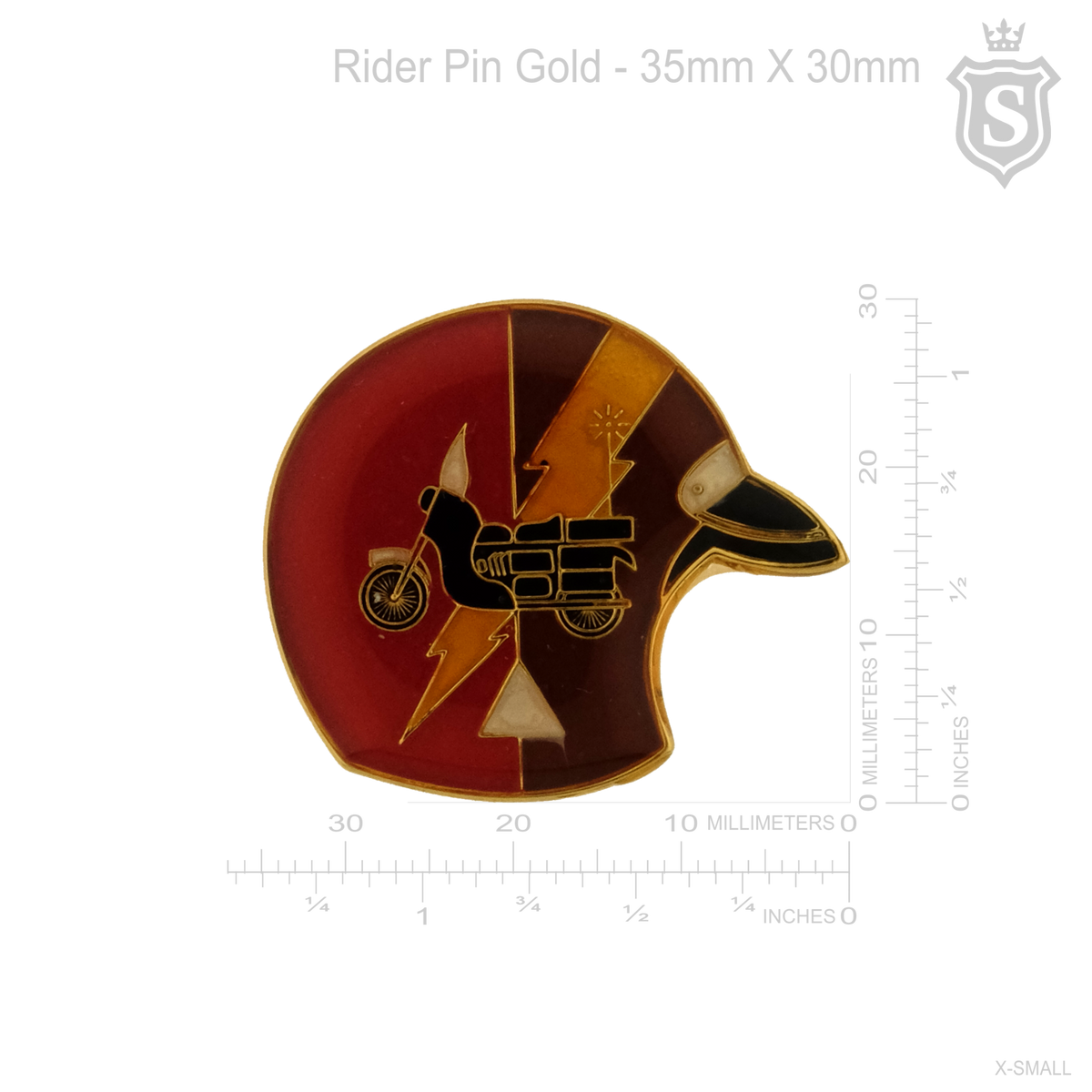 PNP Rider Pin Gold – Suarez Arts