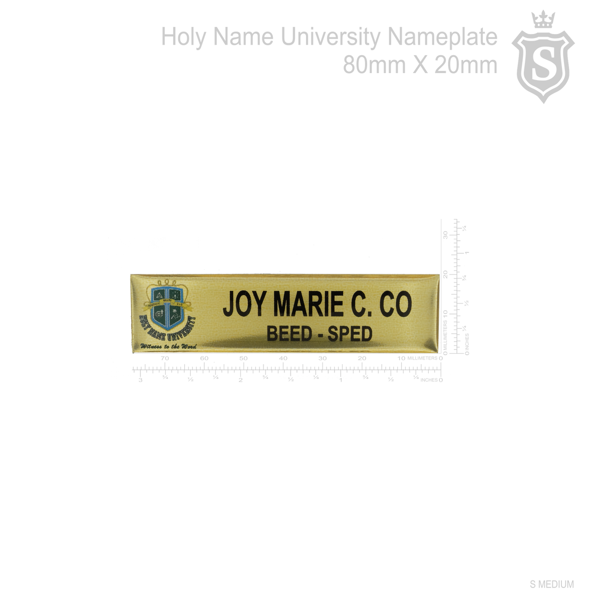 Holy Name University Nameplate - BEED-SPED – Suarez Arts
