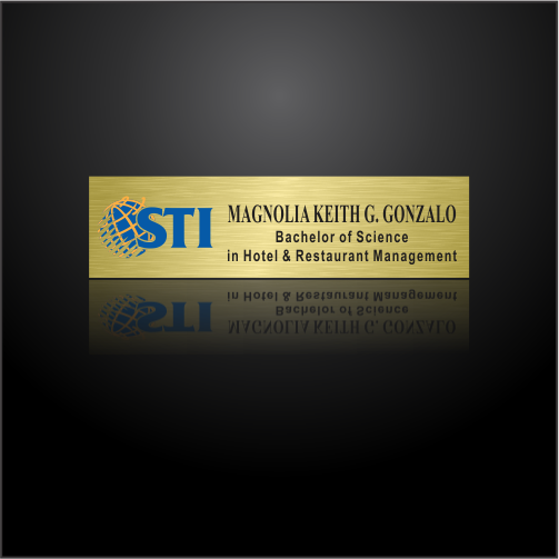 STI Nameplate - Bachelor of Science in Hotel Restaurant Management ...