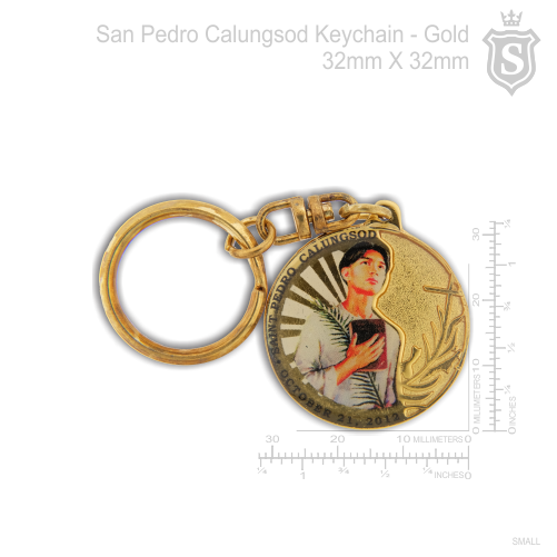 San Pedro Calungsod Keychain Gold – Suarez Arts