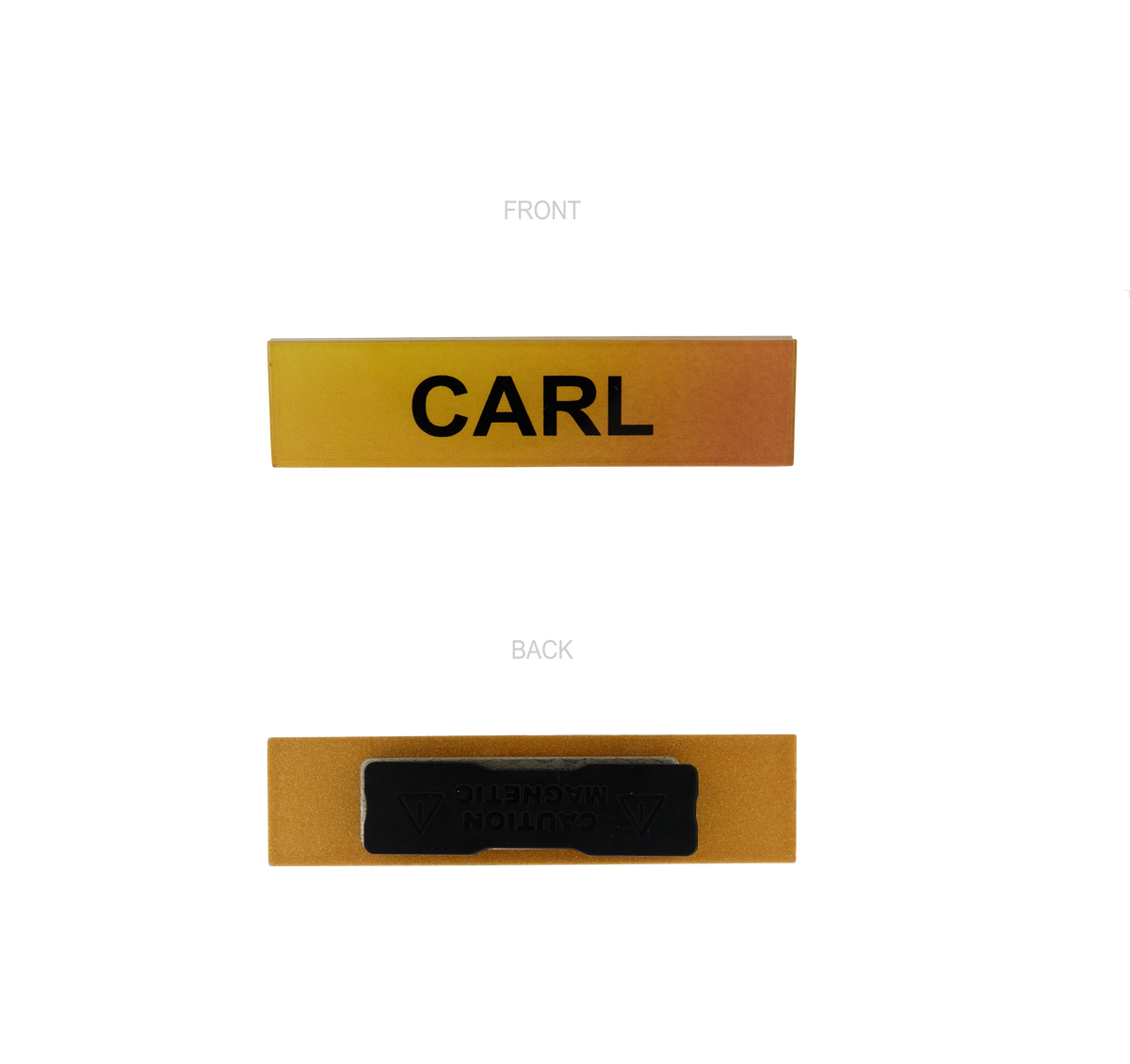 Simple Acrylic Nameplate – Suarez Arts
