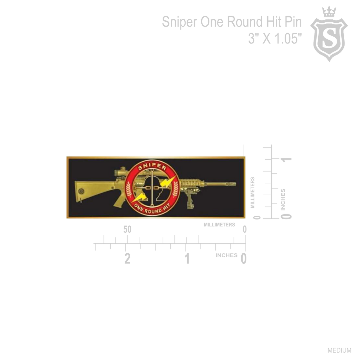 Urban Sniper Pin – Suarez Arts