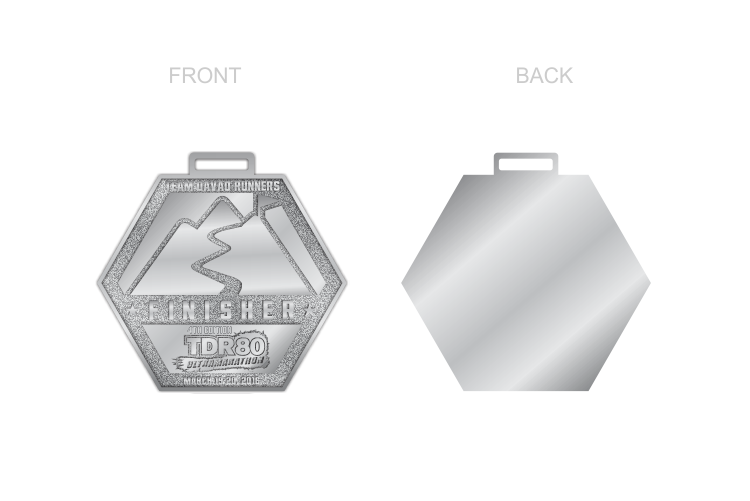 TDR 80 Ultramarathon Medal – Suarez Arts