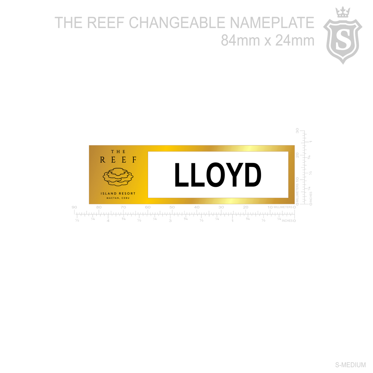 The Reef Island Resort Nameplate- Insertable – Suarez Arts