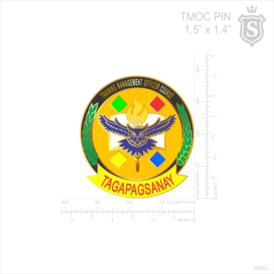 Training Management Officer Course (TMOC) Pin – Suarez Arts