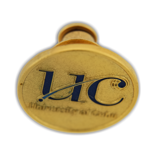University of Cebu (UC) Pin Round Gold – Suarez Arts
