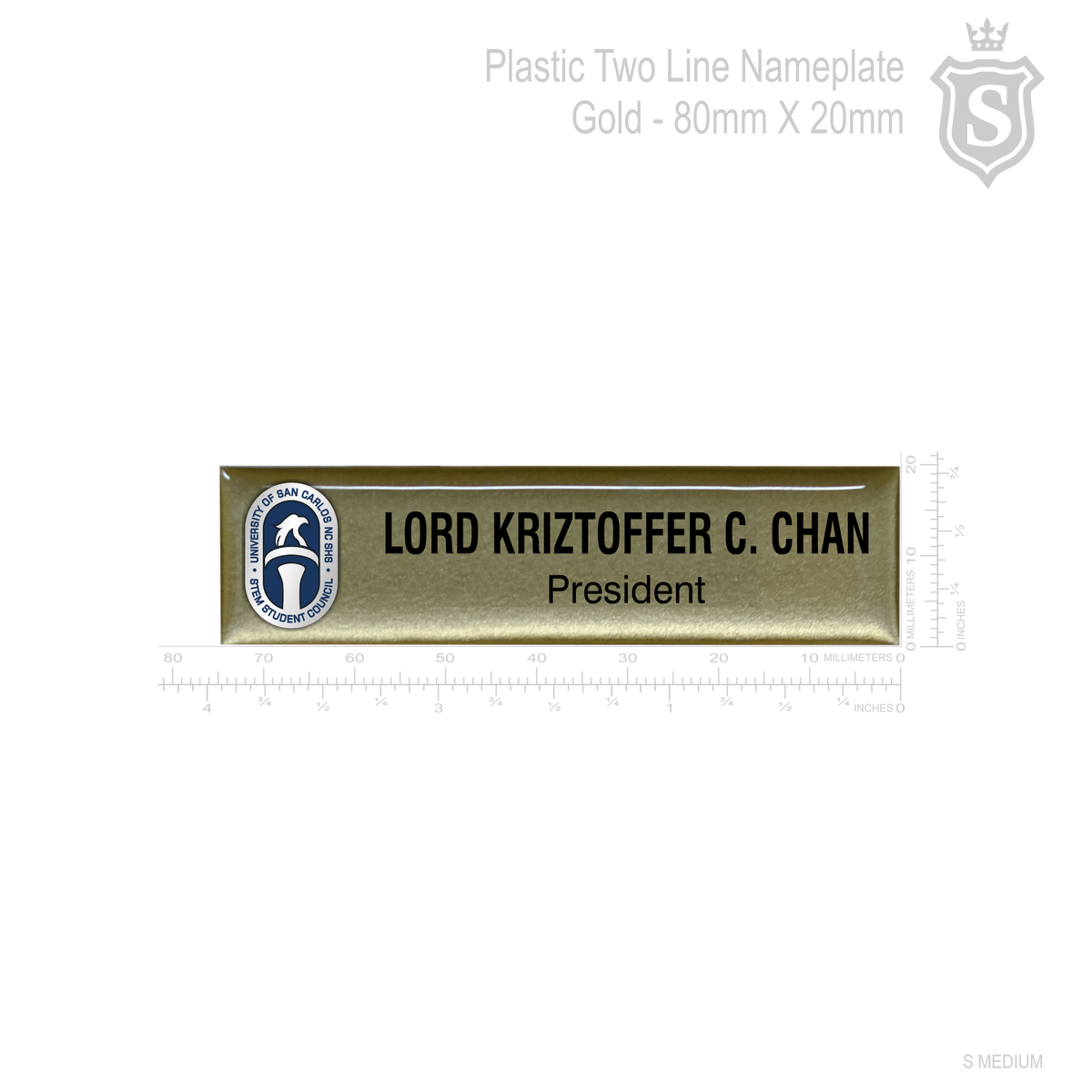 USC STEM Student Council Nameplate – Suarez Arts